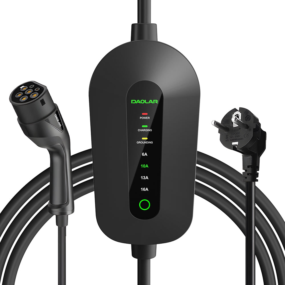 Type 2 Charging Cable 3.5KW Portable EV Charger | Daolar – Daolar-EU